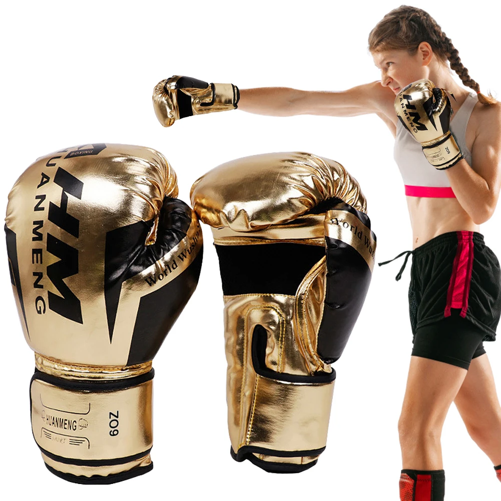 Elastic-Boxing-Gloves-PU-Leather-Sponge-Professional-Boxing-Gloves ...