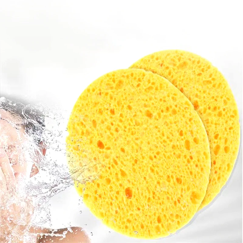 50 Pcs Compressed Sponge Facial Natural Cellulose Face Cleaning Spa ...