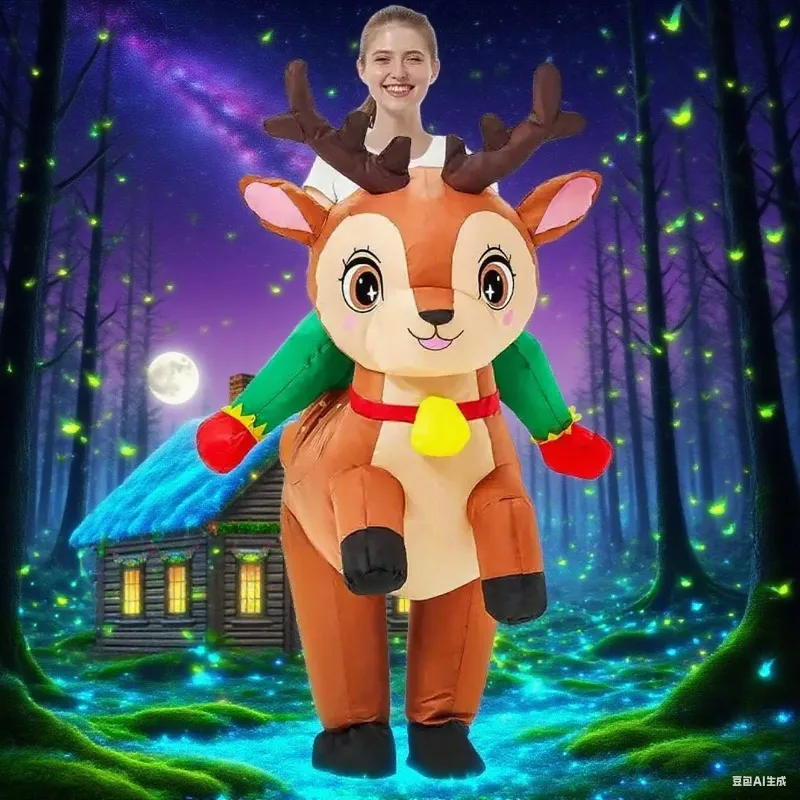 Inflatable Reindeer Costume for Adults: Real-World Use, Fit, and ...