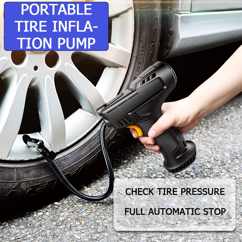 1-Set-Car-Mounted-Inflation-Pump-Handheld-Smart-Home-Car-Motorcycle ...