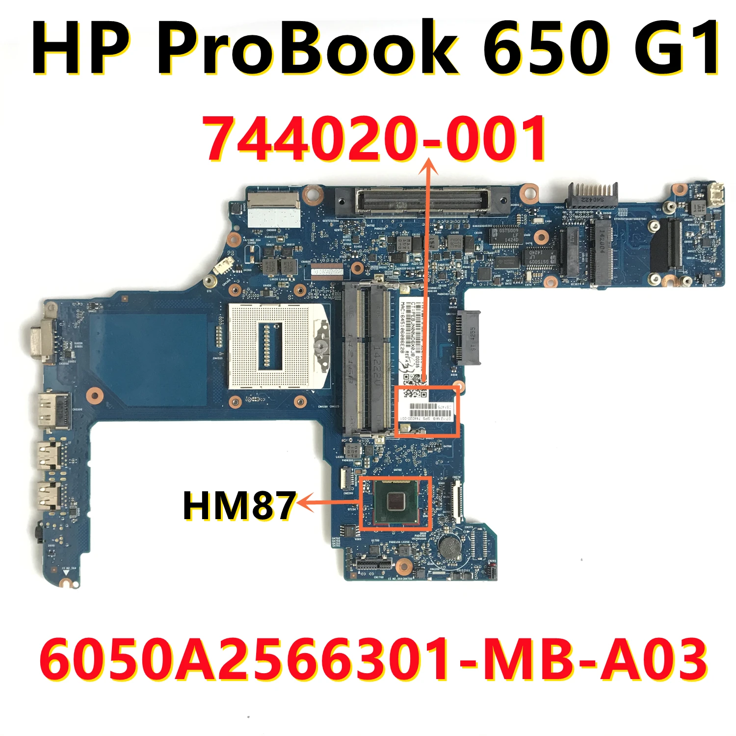 Placa-base-para-ordenador-port-til-HP-ProBook-650-G1-6050A2566301-MB ...