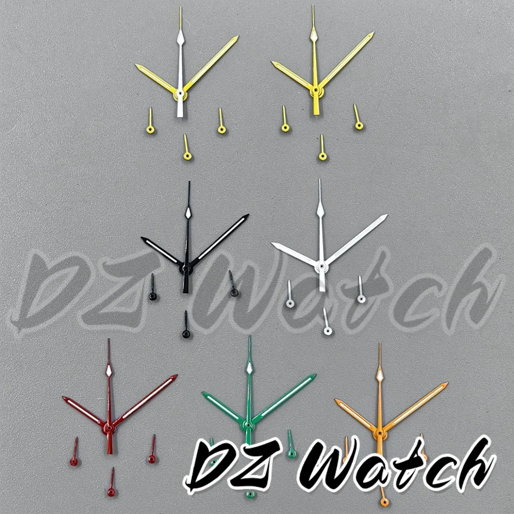 DZ Watch Hands Red Orange Green White Black Watch Hands Green Luminous ...