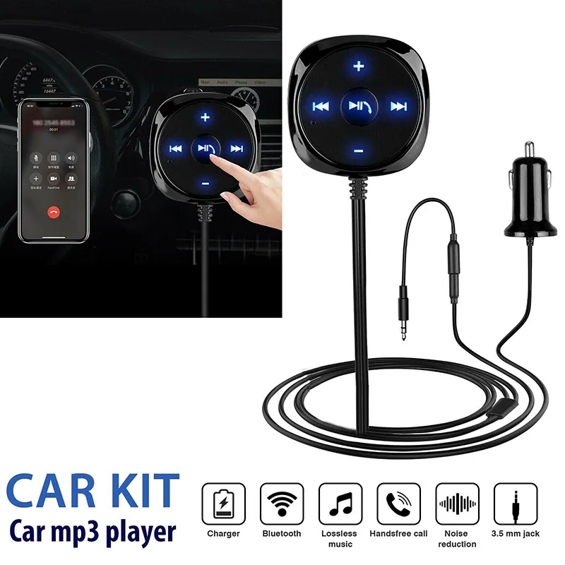 Car-Bluetooth-Receiver-Car-Adapter-3-5mm-AUX-Car-Kit-Adapter-Bluetooth ...