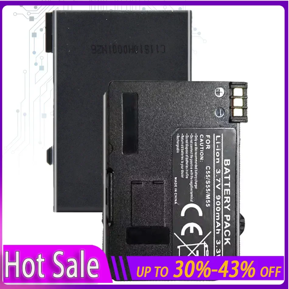 Battery M55 S55 900mAh for Siemens A52/A55/A57/A60/A62/A65/A70/C55 ...