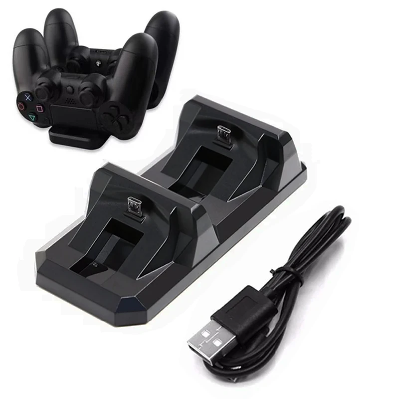 Dual-Charger-Dock-For-PS4-Controller-Charging-Stand-Holder-For-Sony ...