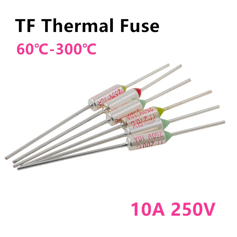 1Pcs-TF-Thermal-Fuse-RY-10A-250V-Temperature-Control-Thermostat-Switch ...