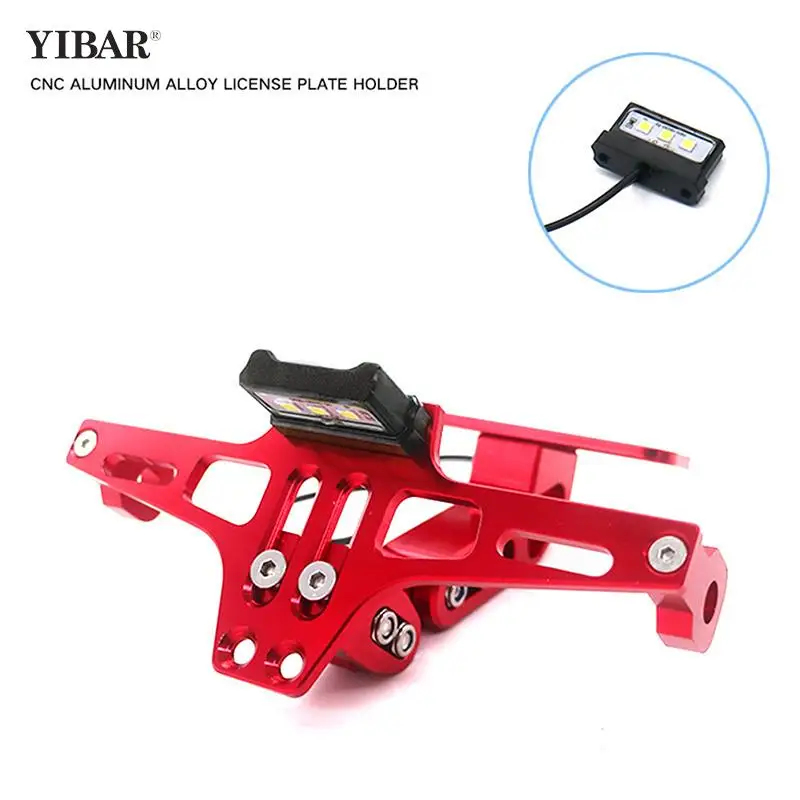 Adjustable-CNC-Aluminum-Motorcycle-Modified-Rear-License-Plate-Mount ...