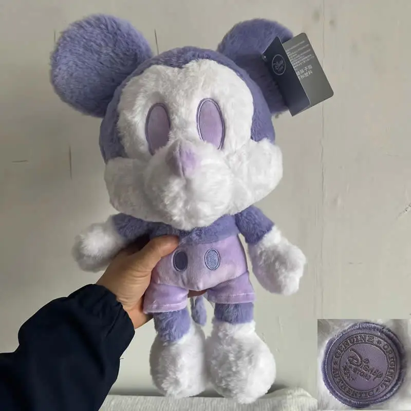 42cm Purple Super Soft Retro Mickey Mouse Plush Toys Stuffed Doll For ...
