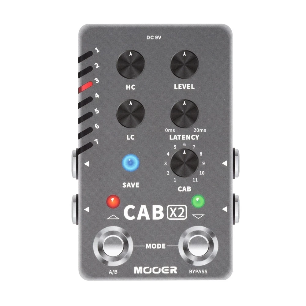 MOOER-CAB-X2-Stereo-IR-Cabinet-Simulation-Pedal-Dual-Channel-Cab ...