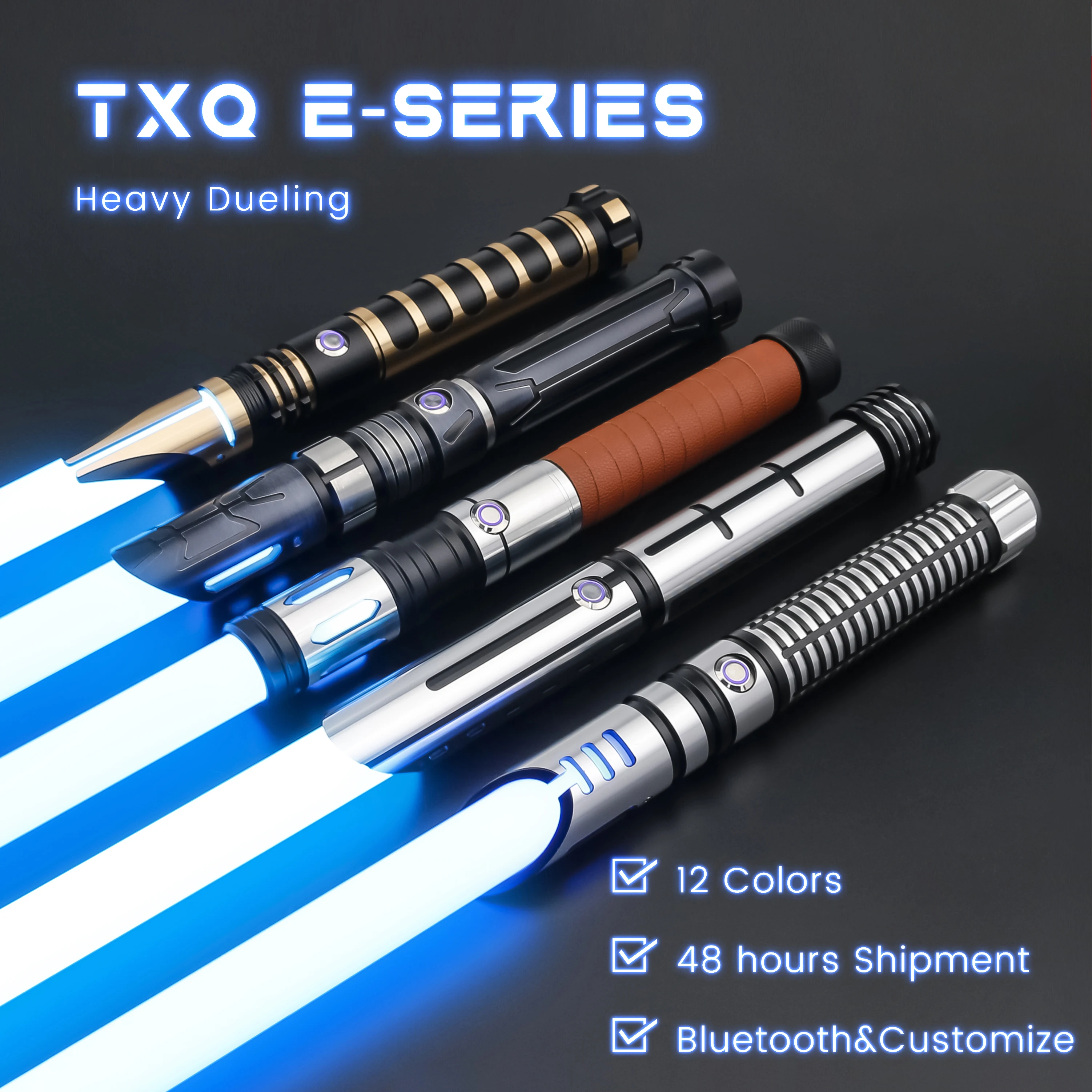 TXQSABER-sable-de-luz-de-duelo-pesado-SNV4-RGB-empu-adura-de-Metal-de ...