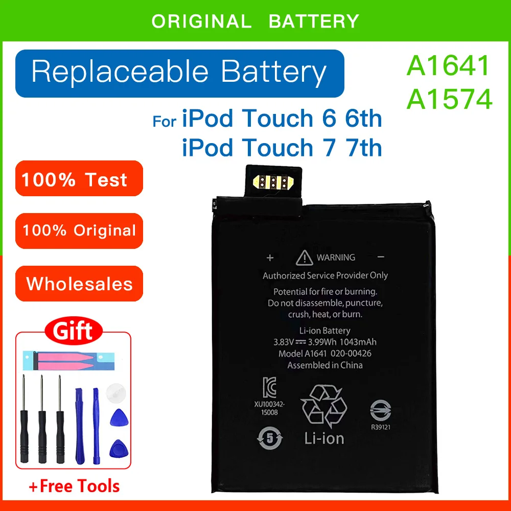 Original-A1641-A1574-1043mAh-Replacement-Battery-For-iPod-Touch-6-7-Gen ...