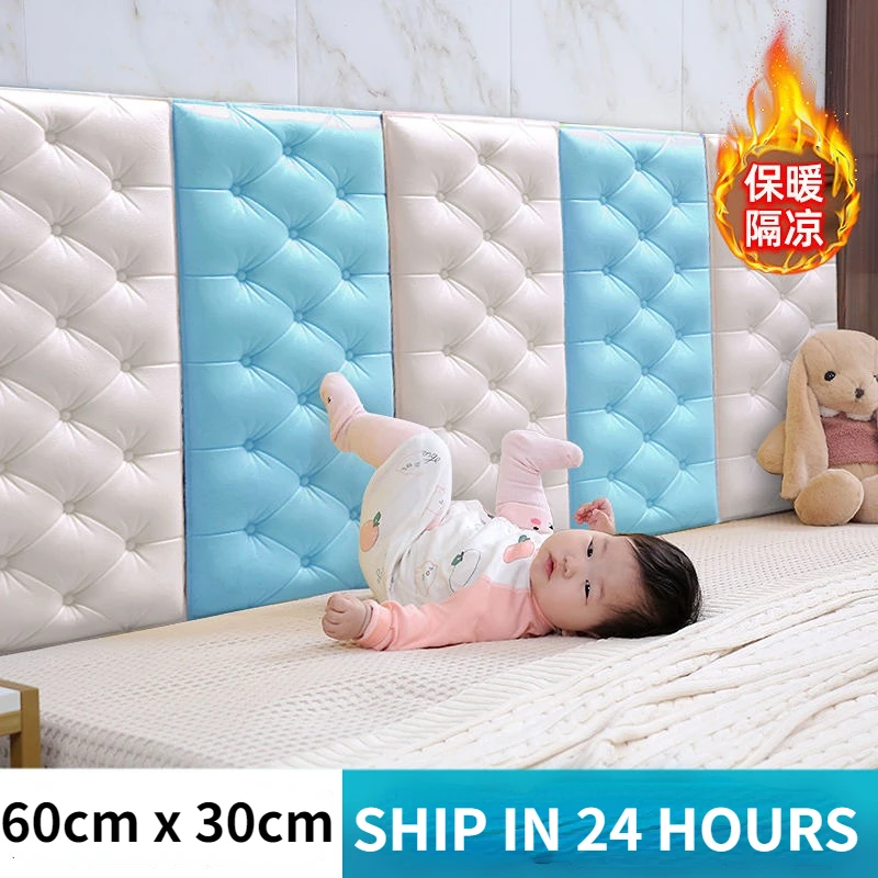 60x30cm-Thicker-4mm-3D-Self-adhesive-Waterproof-Child-Protection-Wall ...