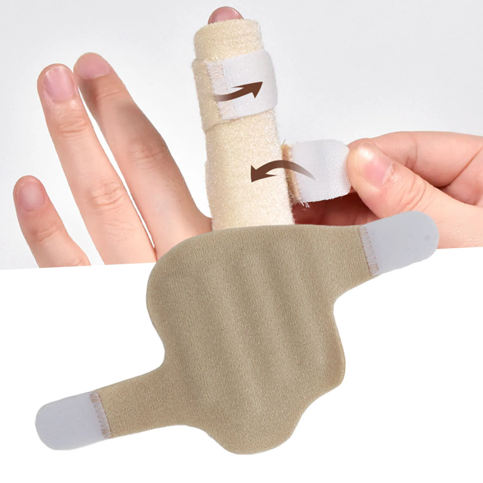Finger Support Splint Adjustable Soft Skin Friendly Support Finger ...