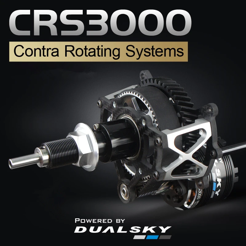 Dualsky Crs3000 Coaxial Twin Propeller Power System F3a Remote Control ...