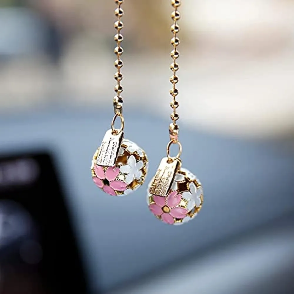 Colgante-de-coche-Sakura-Bell-espejo-retrovisor-Interior-autom-tico ...