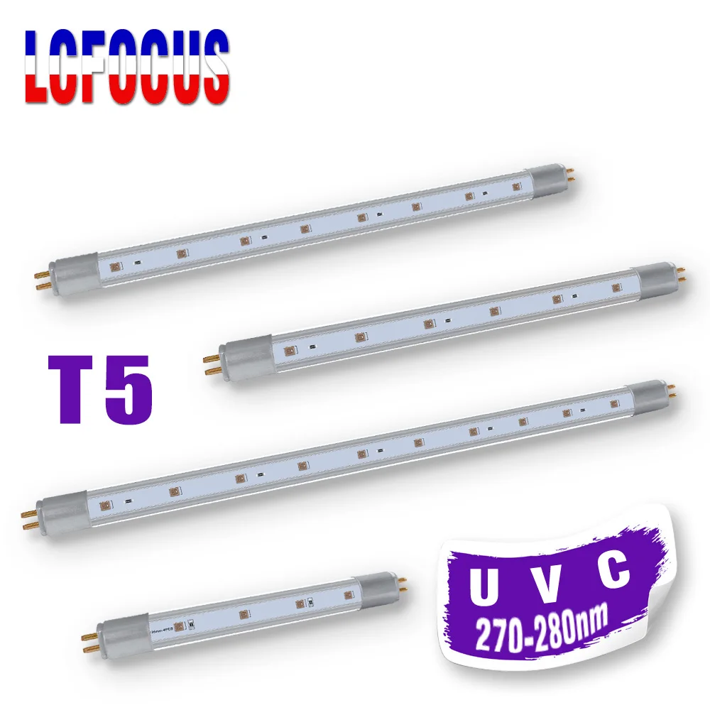 Lámparas de tubo ultravioleta LED UV profundo T5 de alta calidad, 270nm ...