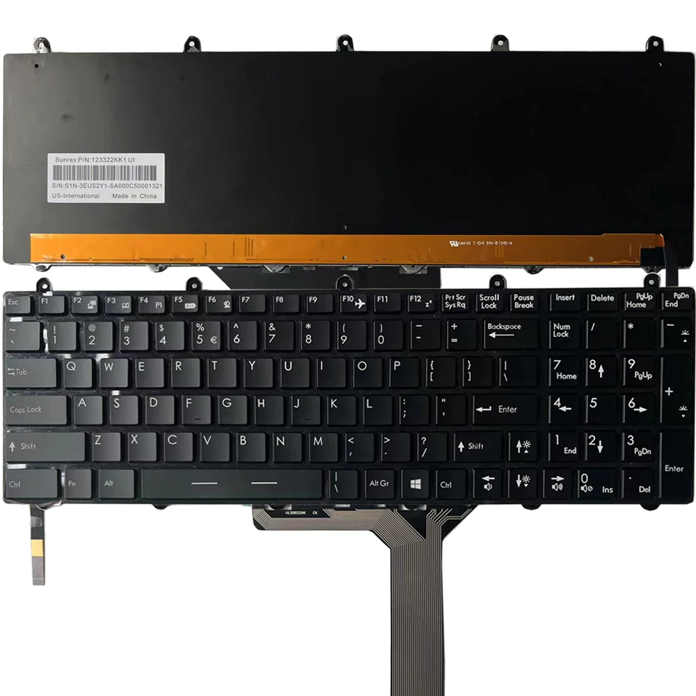 New RGB Backlit US Keyboard For MSI GP60 GP70 CR70 CR61 CX70 GE70 GE60 ...