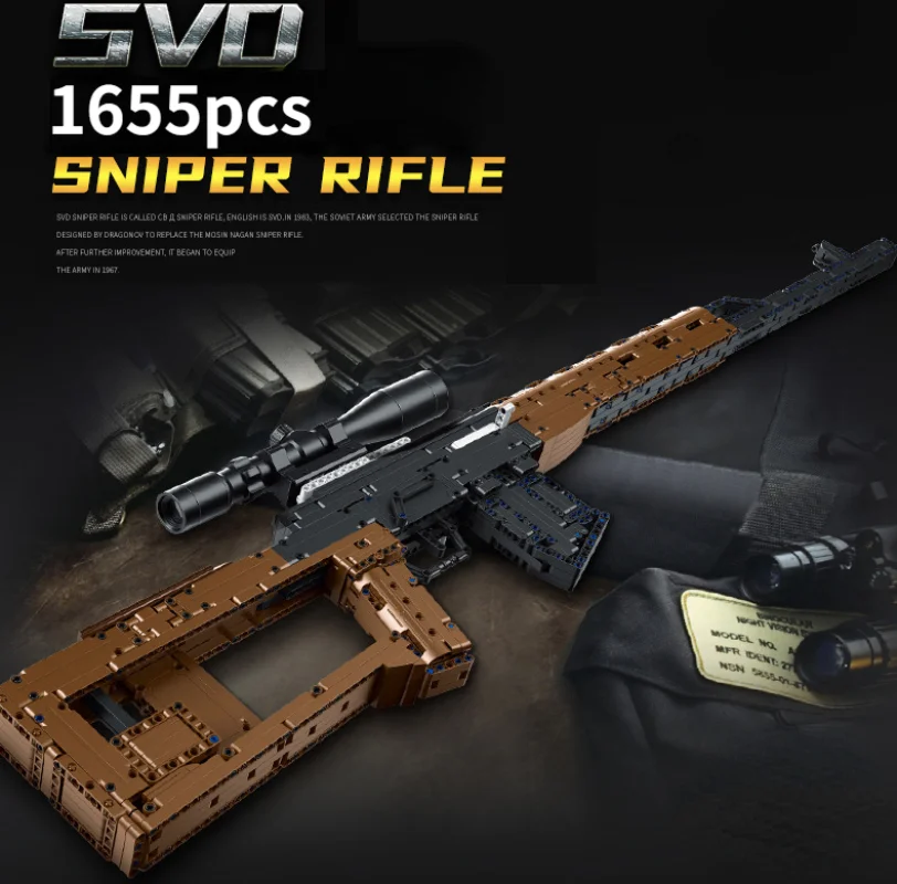 MOC-War-Series-Assembled-Toy-Guns-Building-Blocks-Sniper-Rifles-Boys ...