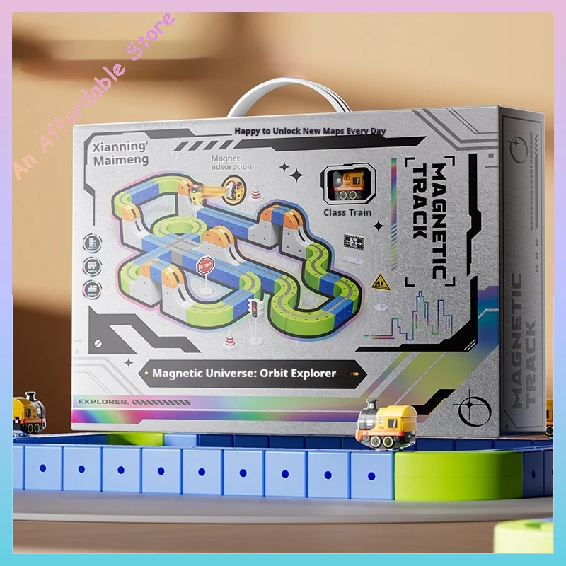 Lego Train Set Electric Train Set Flexible Race Track, USB Rechargeable ...