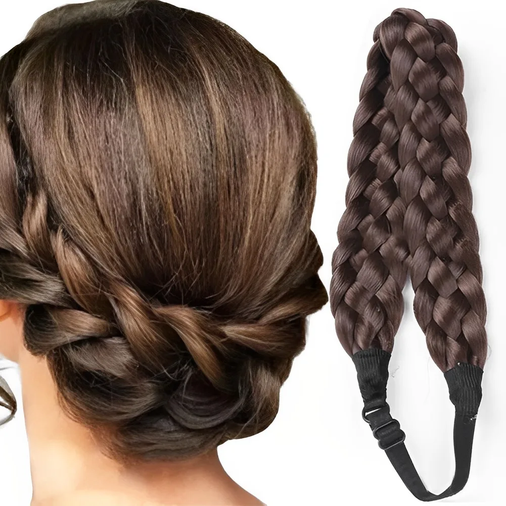 Fashion-Braids-Twist-Elastic-Hair-Headband-with-Adjustable-Belt ...