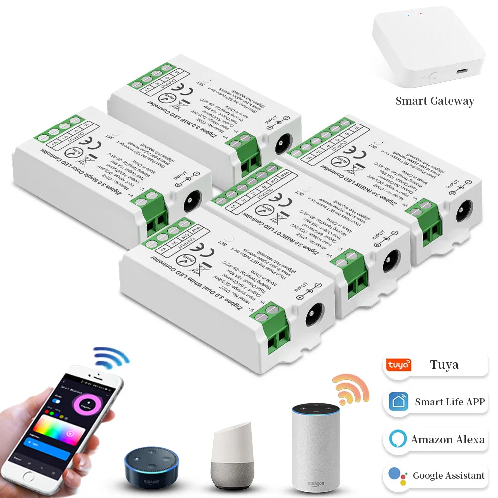 Zigbee Tuya LED Controller RGB RGBW CCT LED Streifen Controller ...