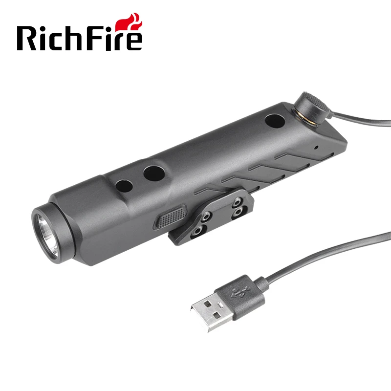 New-RichFire-Tactical-Flashlight-1700LM-Green-Laser-Light-Combo-IP66 ...