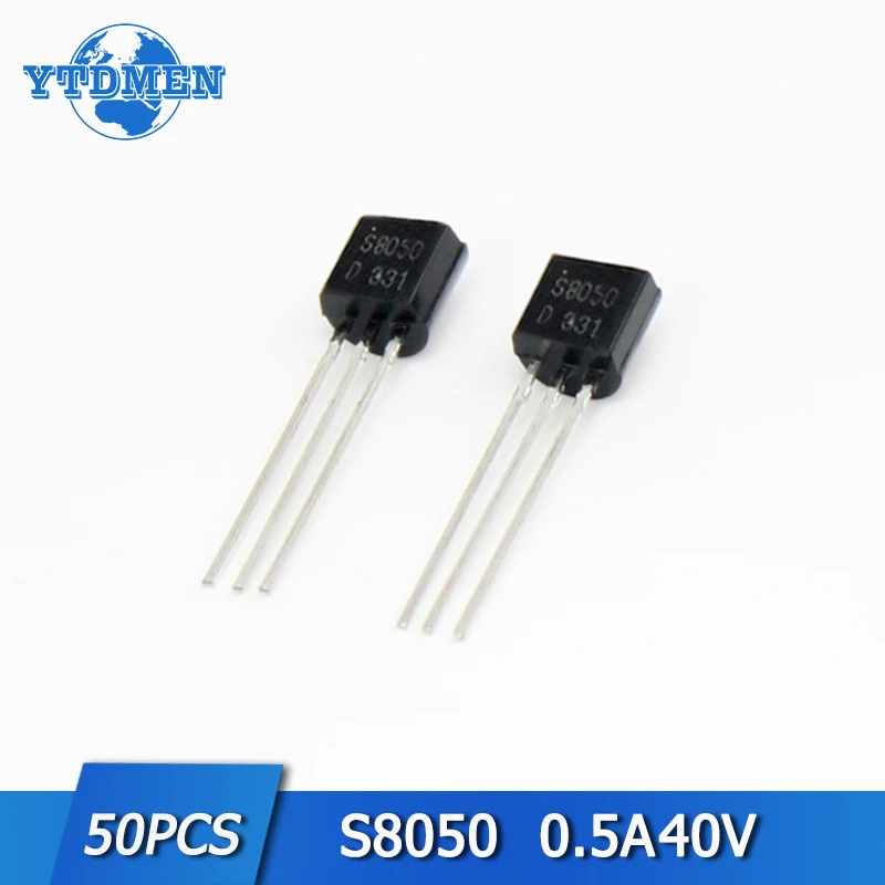 50pcs-S8050-Transistor-40v-500mA-Diode-Transistors-Kit-NPN-Transistors ...