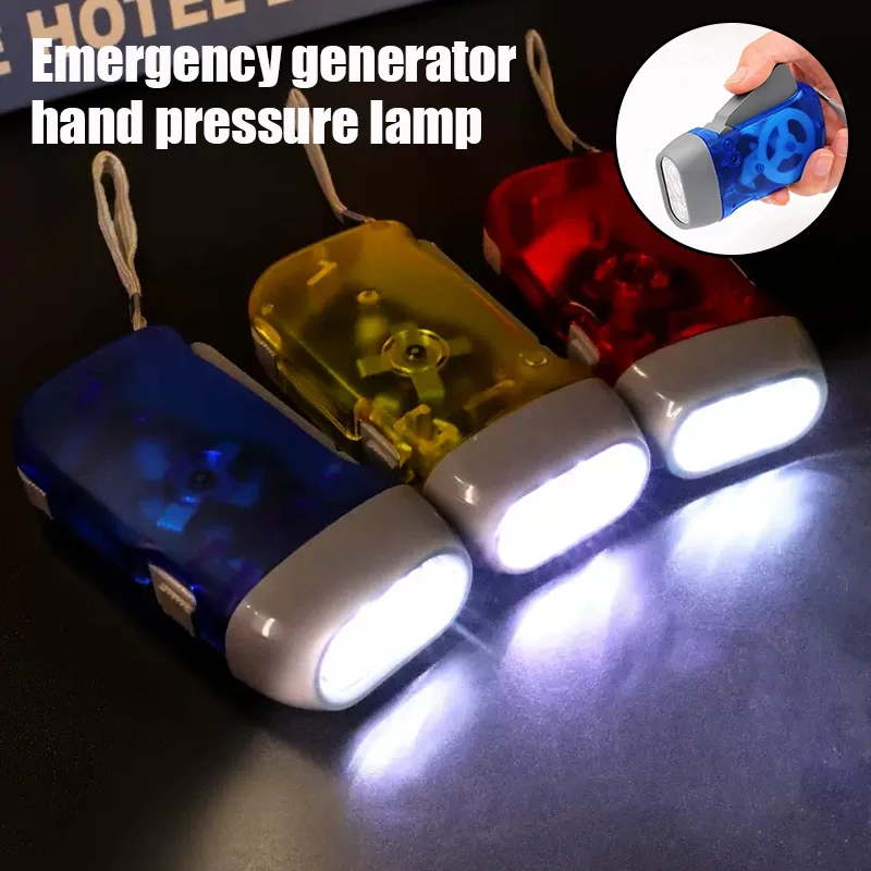 3 Led Dynamo Hand Crank Flashlight | Hand Crank Dynamo Flashlight Torch ...