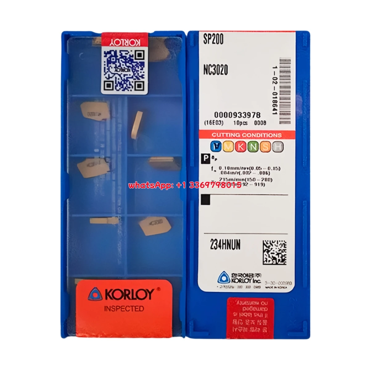 KORLOY 100% Original SP200 SP300 SP400 SP 500 PC9030 NC3030 2mm Sawman ...
