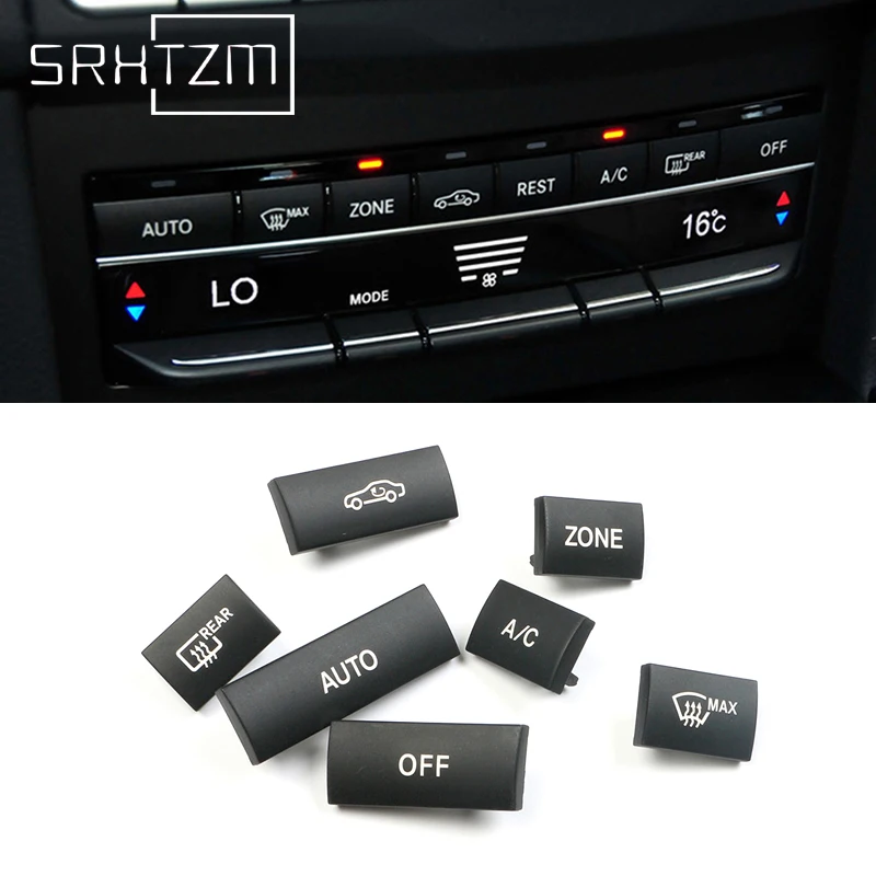 Air-Conditioning-Control-Ac-Button-Cap-Cover-Replacement-For-Mercedes ...