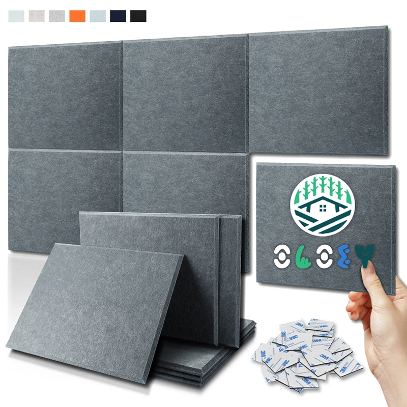 Sound Absorbing Wall Panels Art 6 Pcs Door Seal Strip Soundproof ...