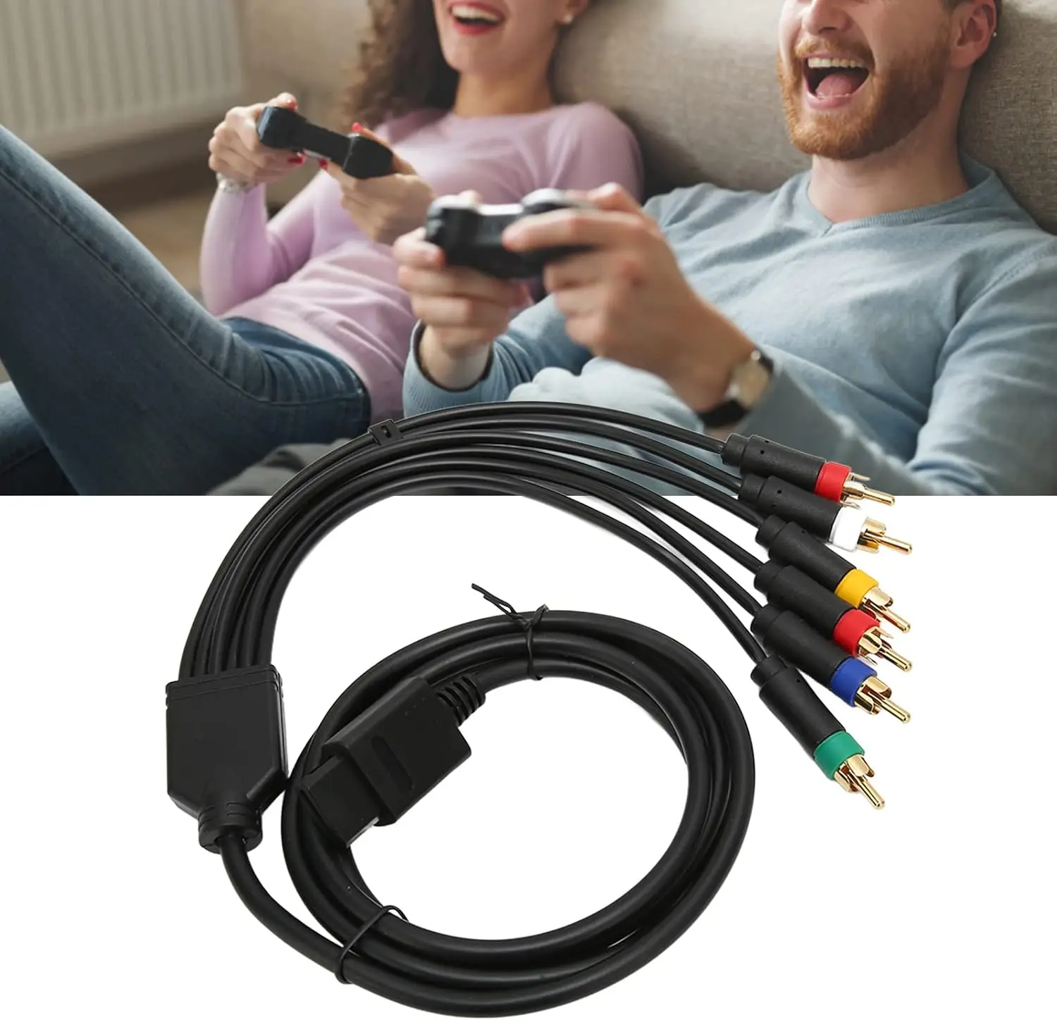 Cabo composto RGB RGBS, cabo AV de componente estável e macio de alta ...