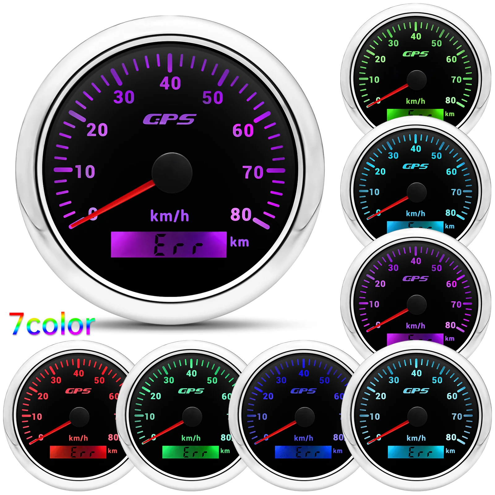 7-Color-Backlight-5MM-GPS-Speedometer-800-Km-h-Boat-Car-Truck-Speed ...