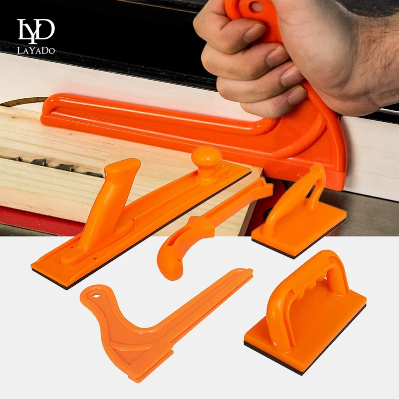 5Pcs Woodworking Tools For Table Saw Pusher Push Block Use On Routers ...