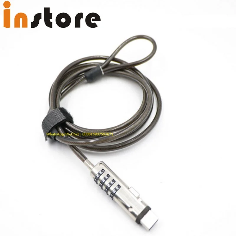4-PCS-USB-Port-4-Digit-Password-Universal-Cable-Office-Laptop-Lock ...