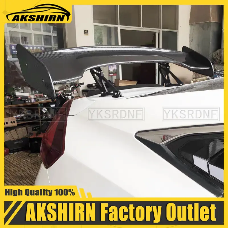 Universal Car Styling Carbon Fiber Rear Trunk Spoiler GT Wing for ...