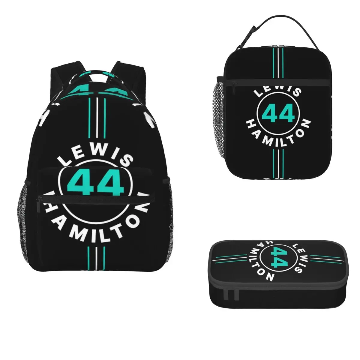 Lewis-Hamilton-44-F1-Backpacks-Boys-Girls-Bookbag-Students-School-Bags ...