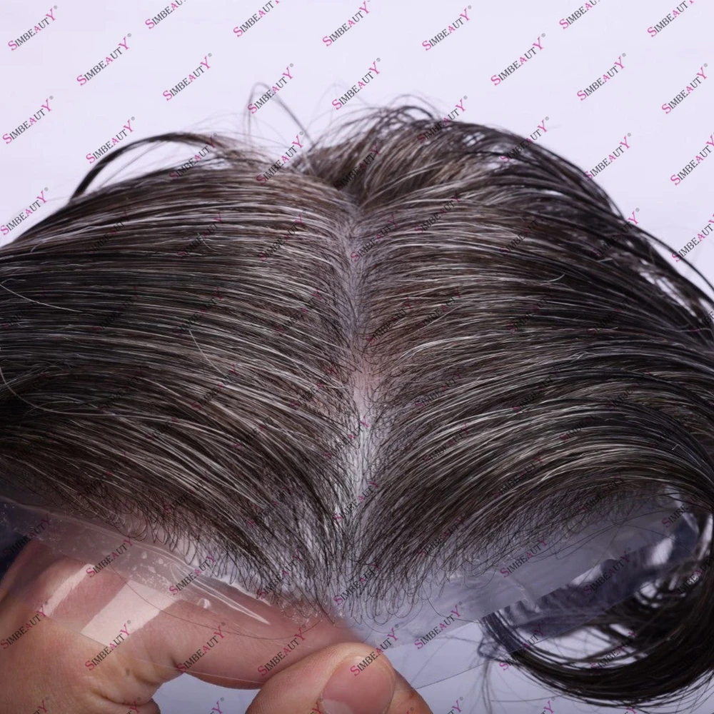 Soft Touch Blonde Human Hair Super Natural Hairline Thinnest Skin Base ...