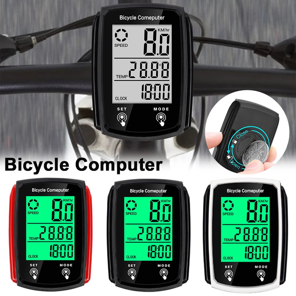 Bicycle-Backlight-Stopwatch-MTB-Bike-Computer-Wired-Waterproof ...