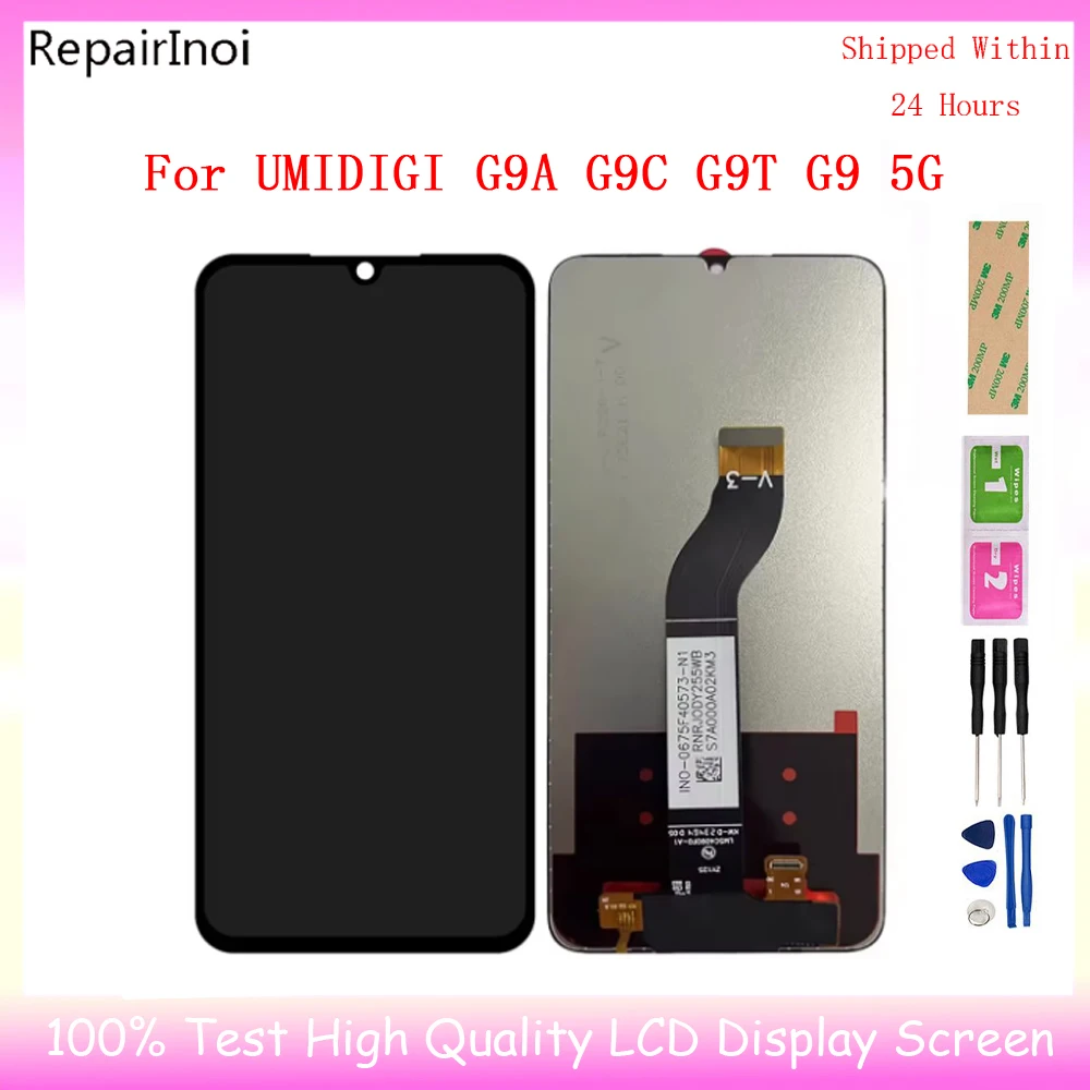 For UMIDIGI G9A G9C G9T G9 5G LCD Display + Touch Screen + Frame Full ...