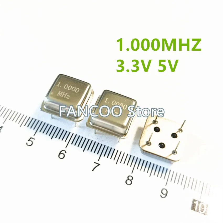 5pcs 1.000MHZ 1.000M 1M 1MHZ Half Size 3.3v 5v CRYSTAL CLOCK OSCILLATOR ...