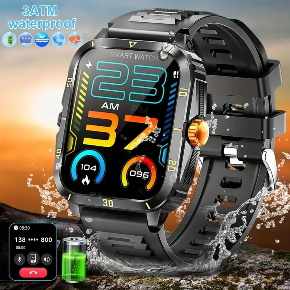 3ATM-Waterproof-Swimming-Smart-Watch-Men-430-mAh-Battery-Ultra-Long ...