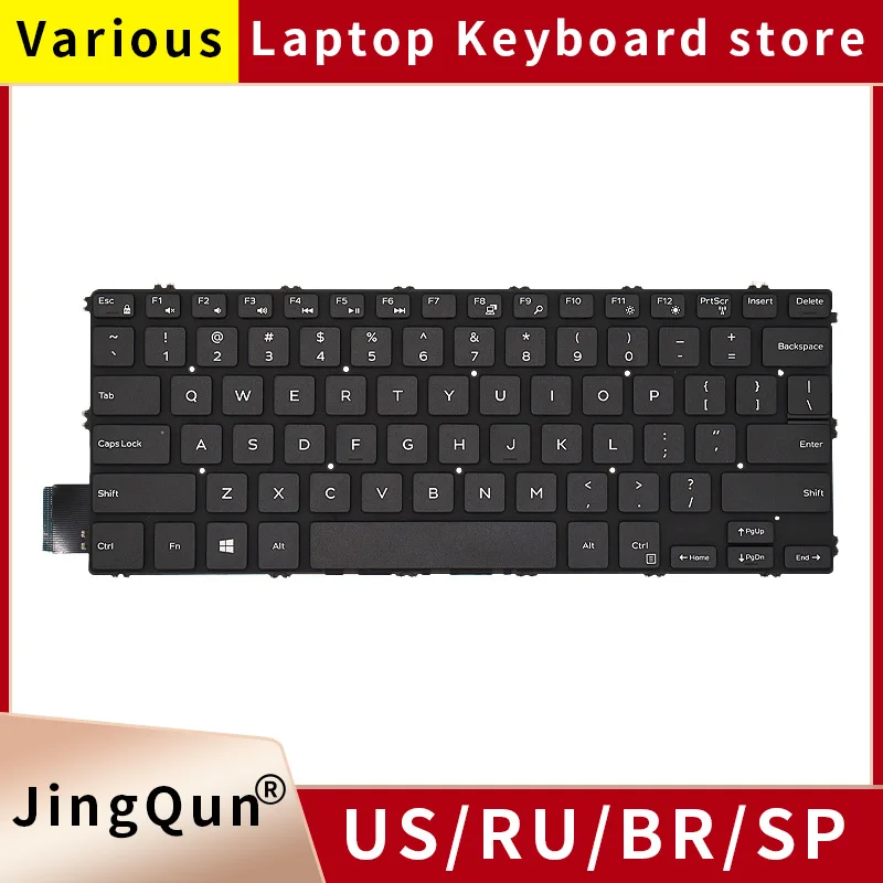 US Russian Brazil Notebook Laptop Keyboard For Dell Inspiron P92G P93G ...