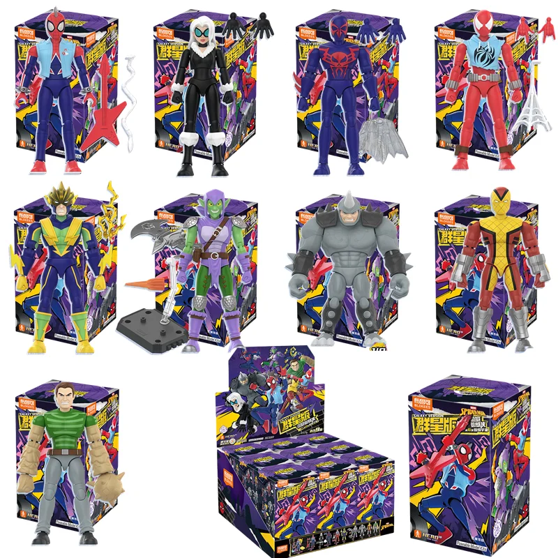 Blokees GV06 Spider-Man Peter Parker Miles Morales Symbiote Venom ...
