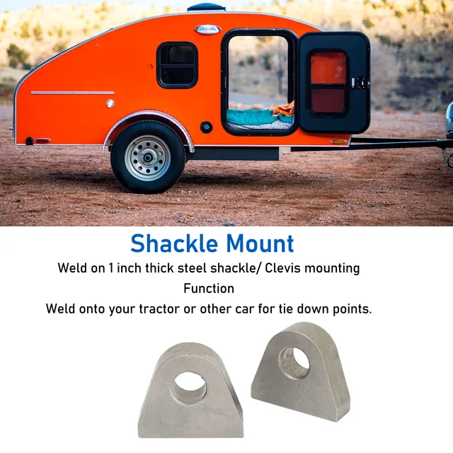 Shackle Holder Heavy Duty 1 Inch Thick Steel Weld On Shackle s, D ...