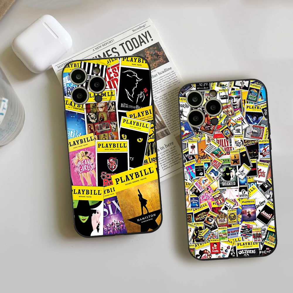 For-IPhone-15-Broadway-Musicals-Collage-Phone-Case-for-IPhone-15-14-13 ...