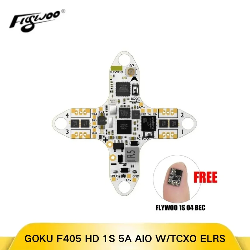 Flywoo GOKU F405 HD 1S 5A AIO FC, All-in-One Flight Controller 2.6g for ...