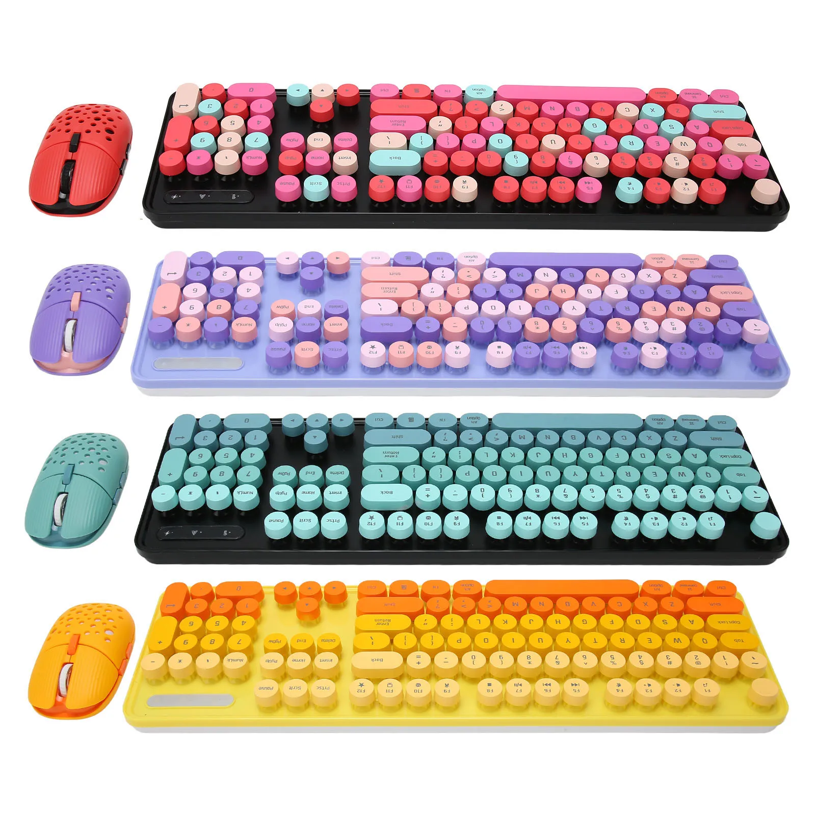 Retro-Punk-Keyboard-ABS-Material-Keyboard-and-Mouse-Combo-Low-Noise-3 ...