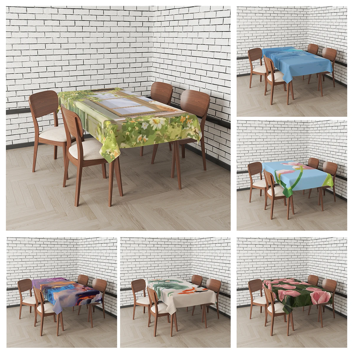 Home-tablecloths-for-dining-tables-Anime-decoration-and-rectangular ...