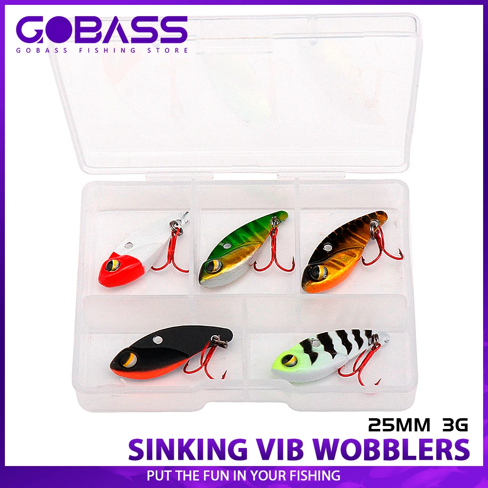 GOBASS-5pcs-Mini-Metal-VIB-Blade-Jig-Fishing-Lure-25mm-3g-Sinking-Vibration-Artificial-Baits ...